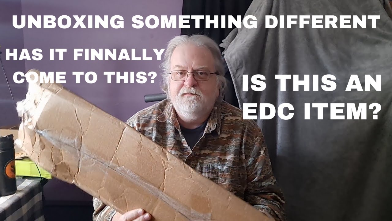 HAS IT COME TO THIS? DOES THIS COUNT AS EDC? UNBOXING SOMETHING DIFFERENT, CANE MASTERS CANE. PN ...
