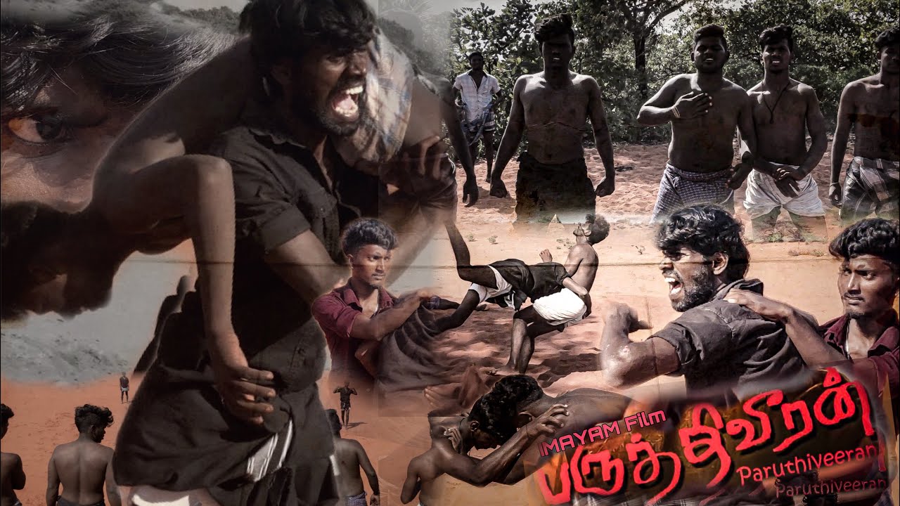 Paruthiveeran mass scene tamil super Action scene Tamil fight scene ...