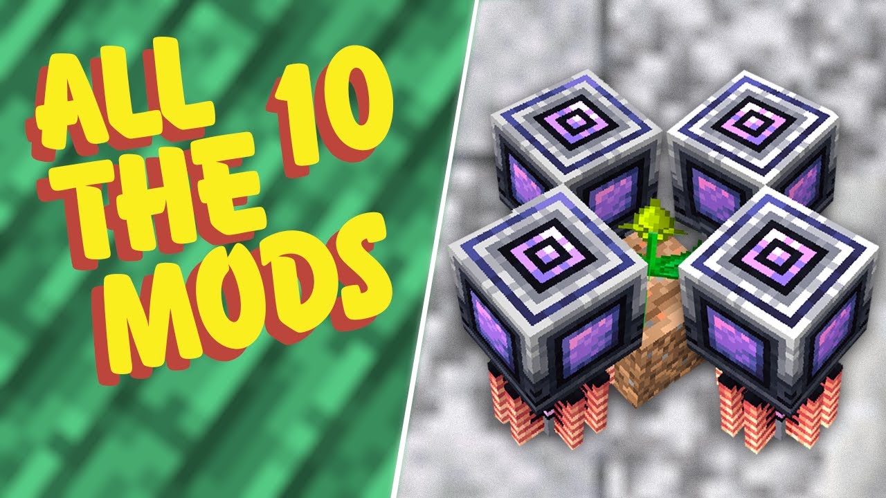 All The Mods 10 EP11 FAST Mystical Agriculture Crop Setup - YouTube