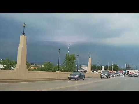 Dash Cam Storm in Scranton PA - YouTube