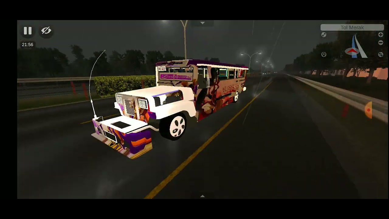 Jeepney Express (Tol. Merak) Bussid - YouTube
