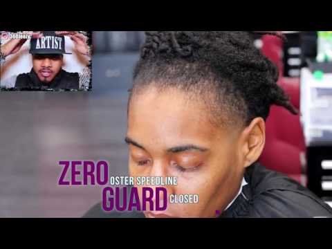 HAIRCUT TUTORIAL DREAD TAPER CRISPY LINE UP - YouTube