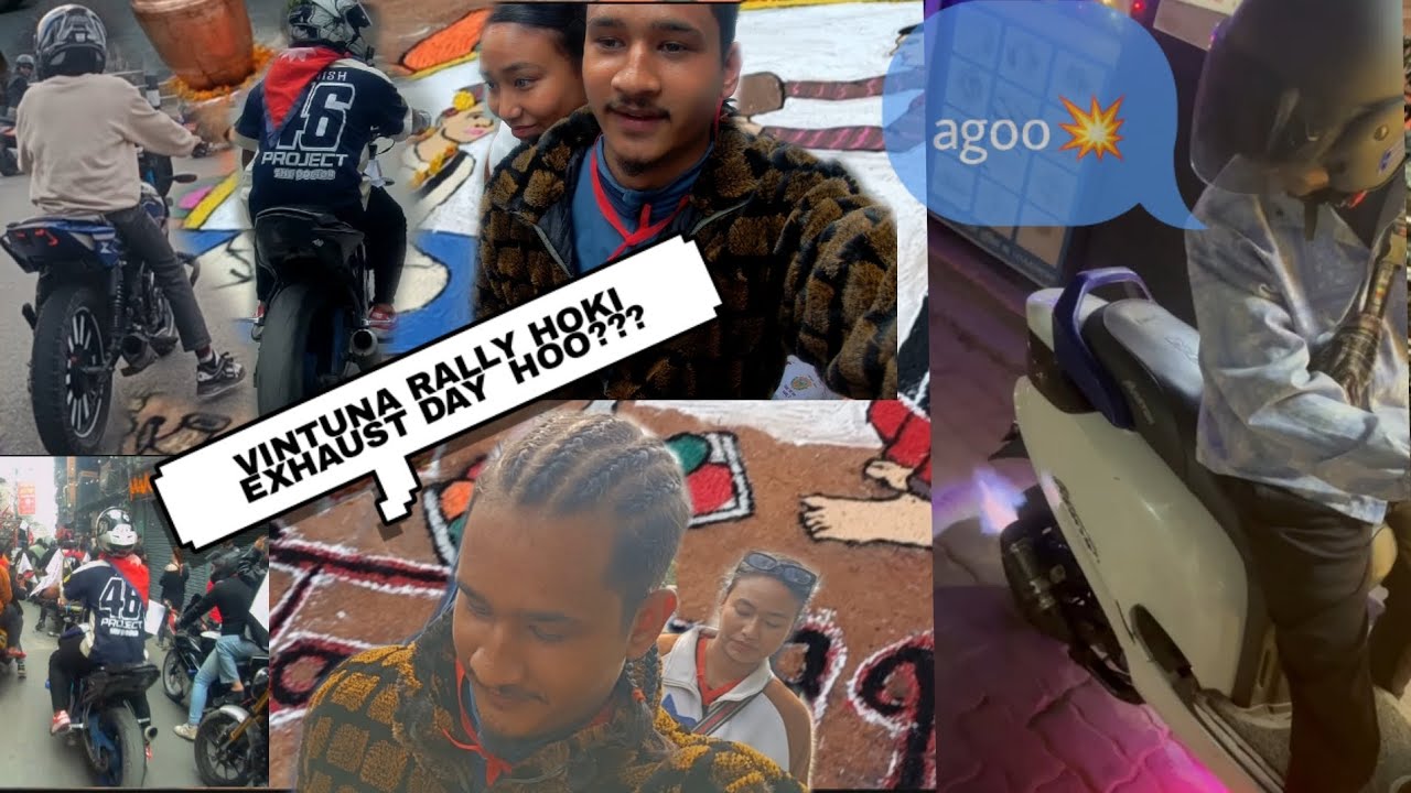 ¹¹⁴⁵ VINTUNA RALLY HOKI EXHAUST DAY HOO।।AGOO💥 - YouTube