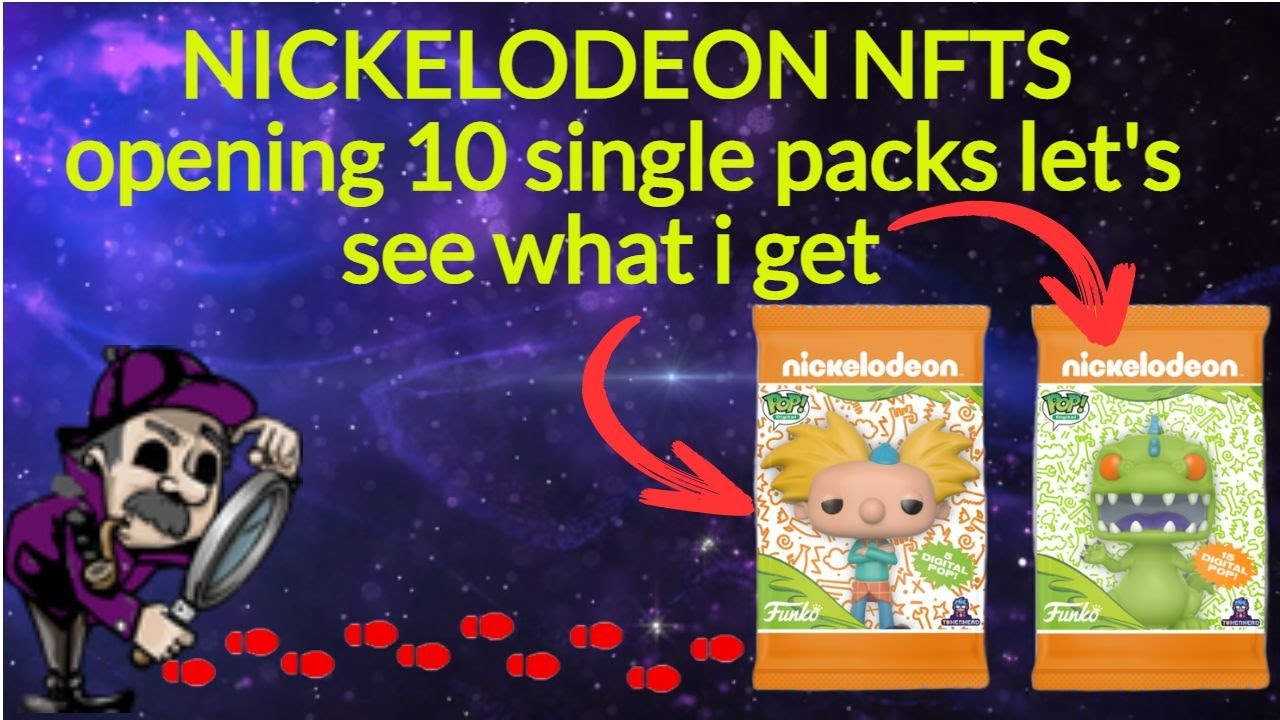 opening up 10 single packs of Nickelodeon Funko NFT - YouTube