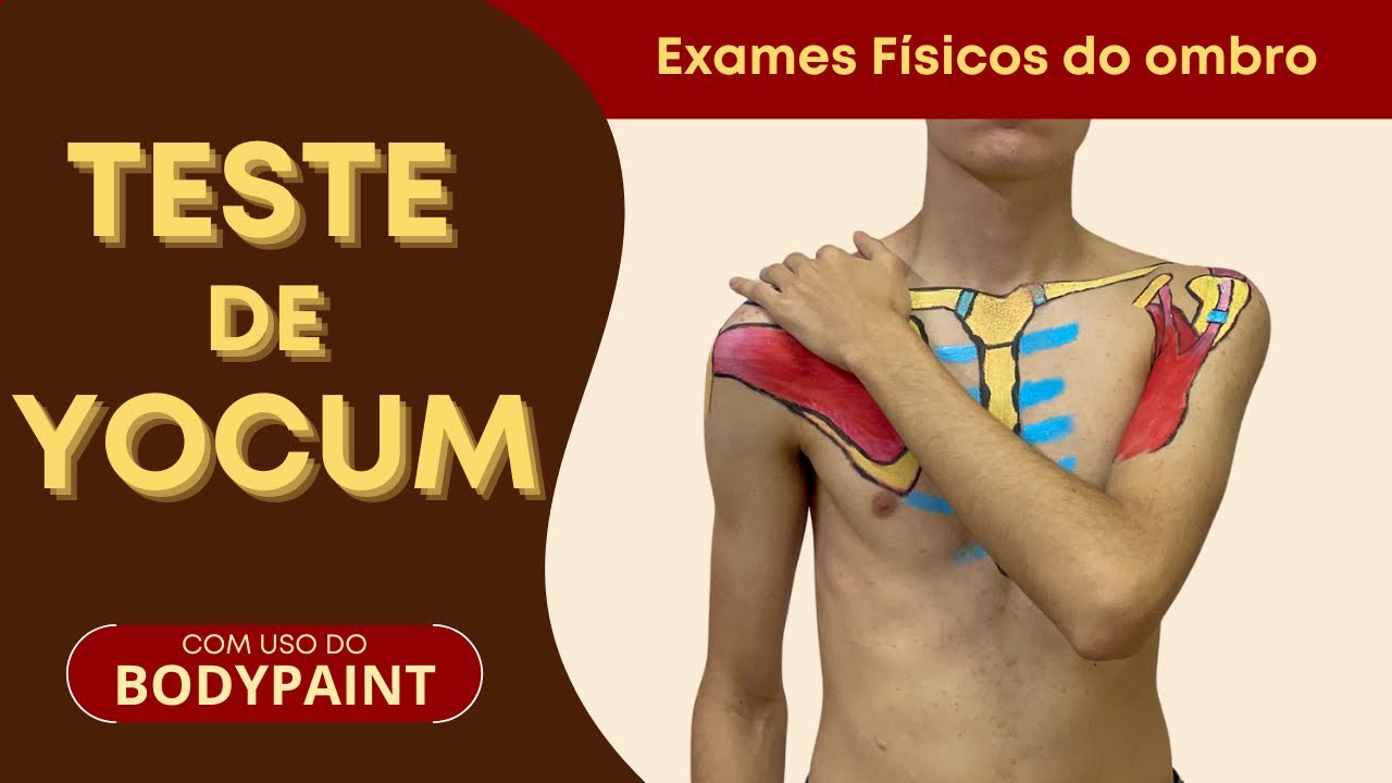Teste de Yocum - EXAMES FÍSICOS DO OMBRO COM O USO DO BODYPAINT. - YouTube