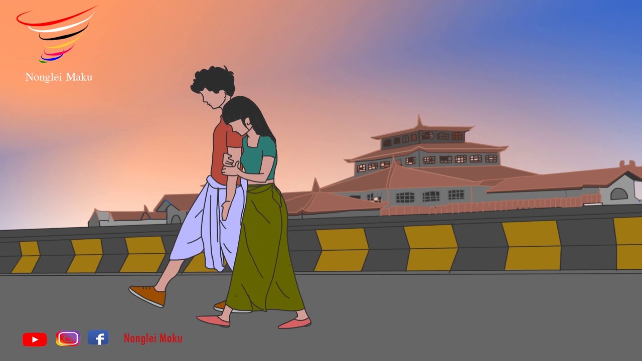 Manipuri couple cartoon character - YouTube