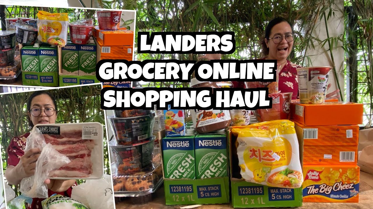 LANDERS SUPERSTORE ONLINE GROCERY HAUL - YouTube
