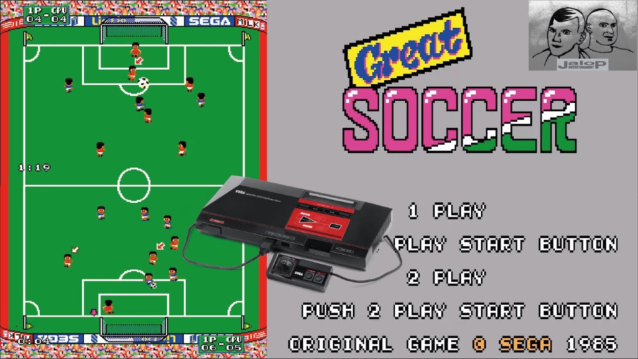 Great Soccer Sega Master System - C&M Playthrough - YouTube
