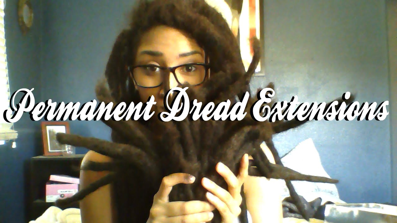 Permanent Dreadlock Extensions - YouTube