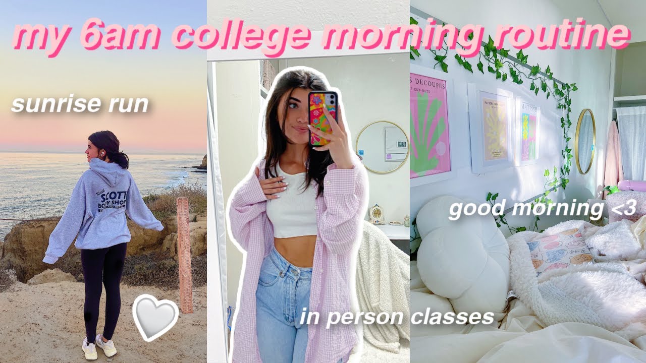 My Real 6am Productive School Morning Routine 2021 Youtube
