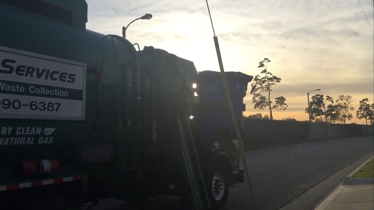Calmet Services Trash Truck #157 Peterbilt 320 Part 30 - YouTube