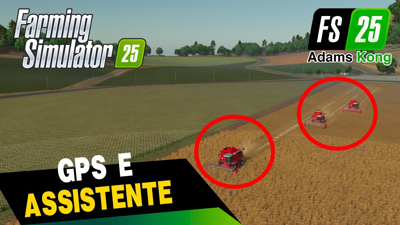 Como usar o GPS e o Assistente de direção no FS25 | FARMING SIMULATOR ...