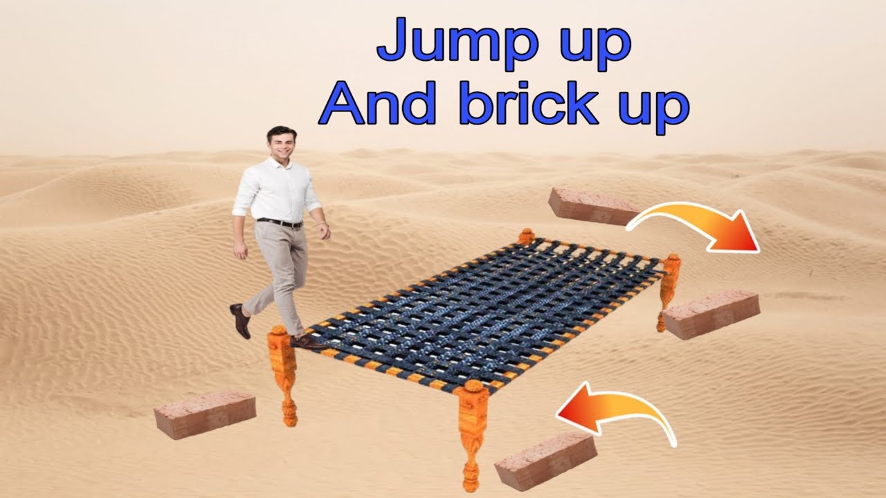 Jump up And Brick up it ? Amazing challenge - YouTube
