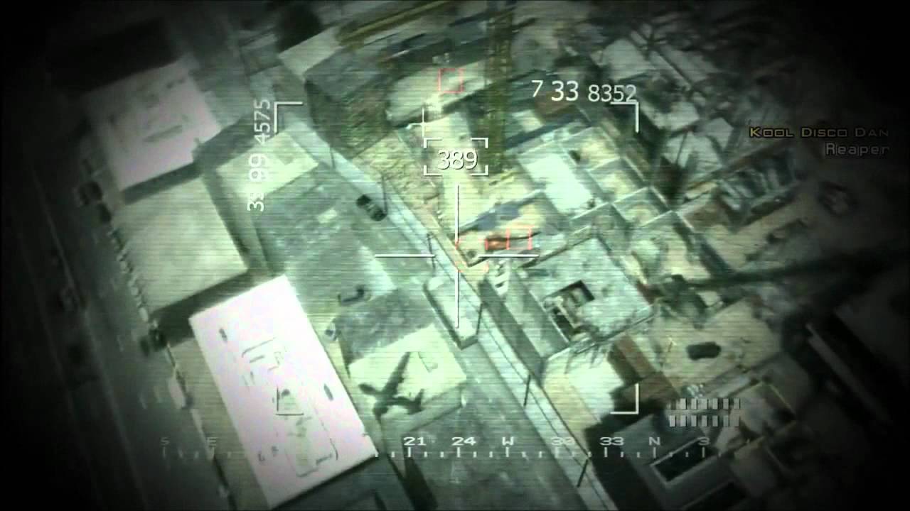 MW3 - Reaper Drone Pointstreak - Laser Guided Missile - Gameplay - YouTube