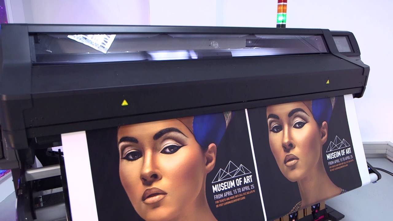 HP Latex 500 Printer Series Demo - YouTube