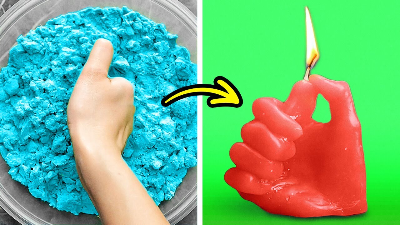 Kerajinan Lilin Kreatif || Ide Pembuatan Lilin yang Menakjubkan - YouTube