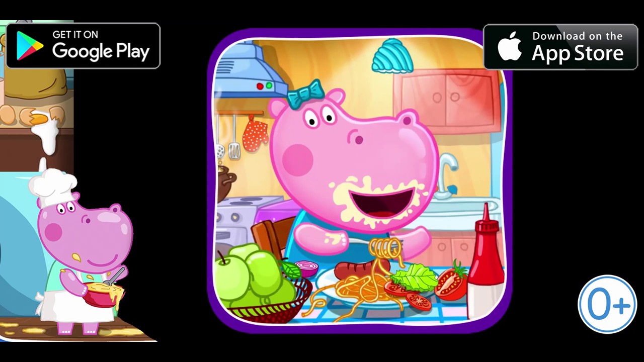 Hippo 🌼Cooking School 🌼 Games for Girls 🌼 Teaser-1 18х9 30 0+ - YouTube