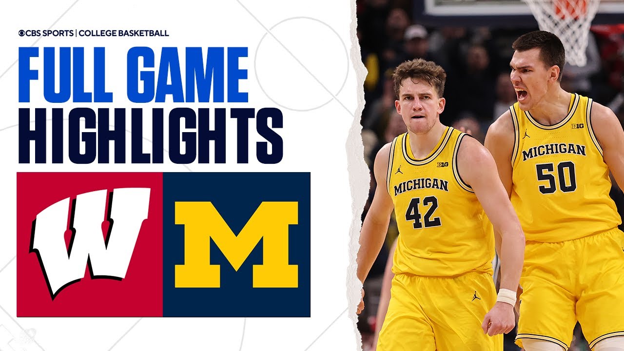Big Ten Tournament Championship: Wisconsin vs. Michigan | FULL GAME ...
