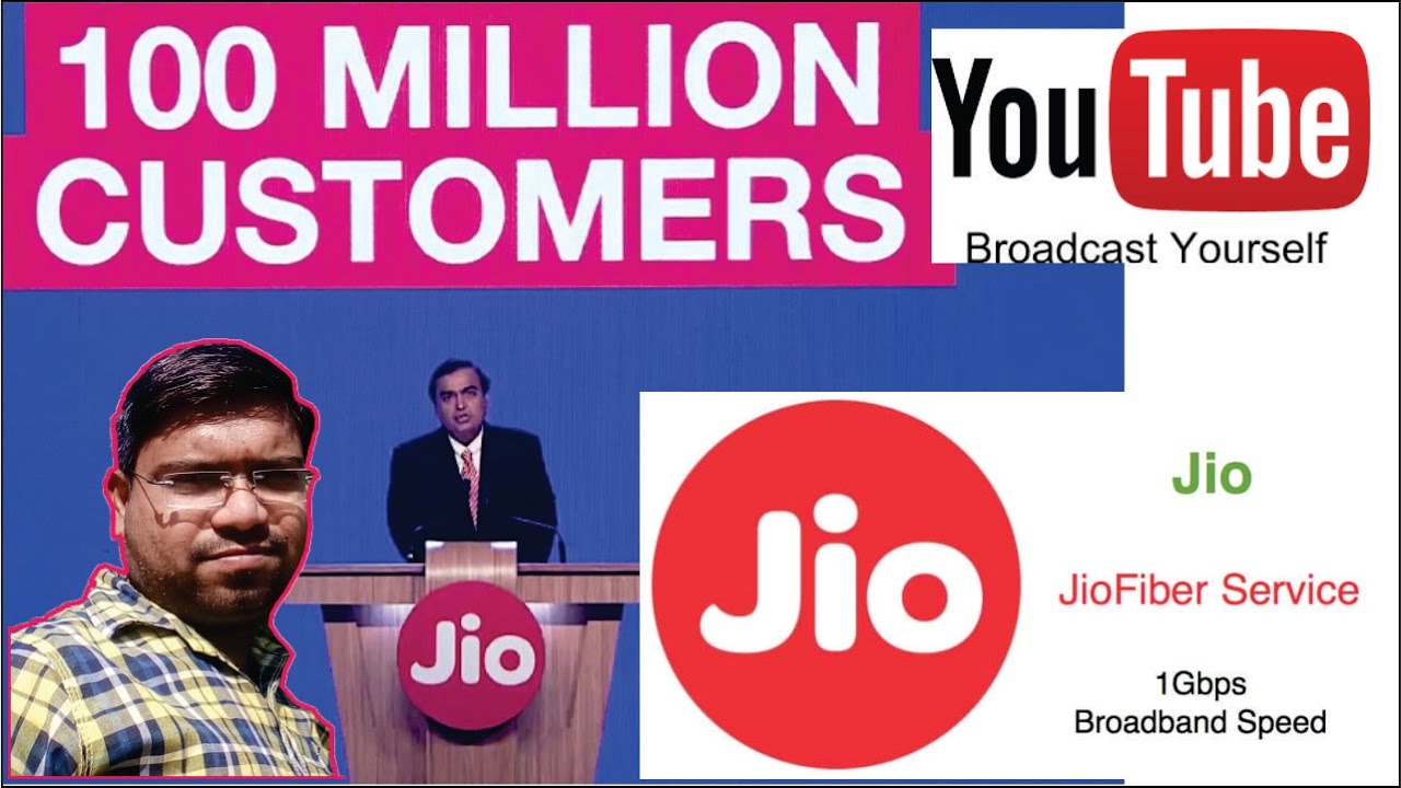 Youtube 10K after ad run, Jio Broad band, Jio 10 crore membership - YouTube