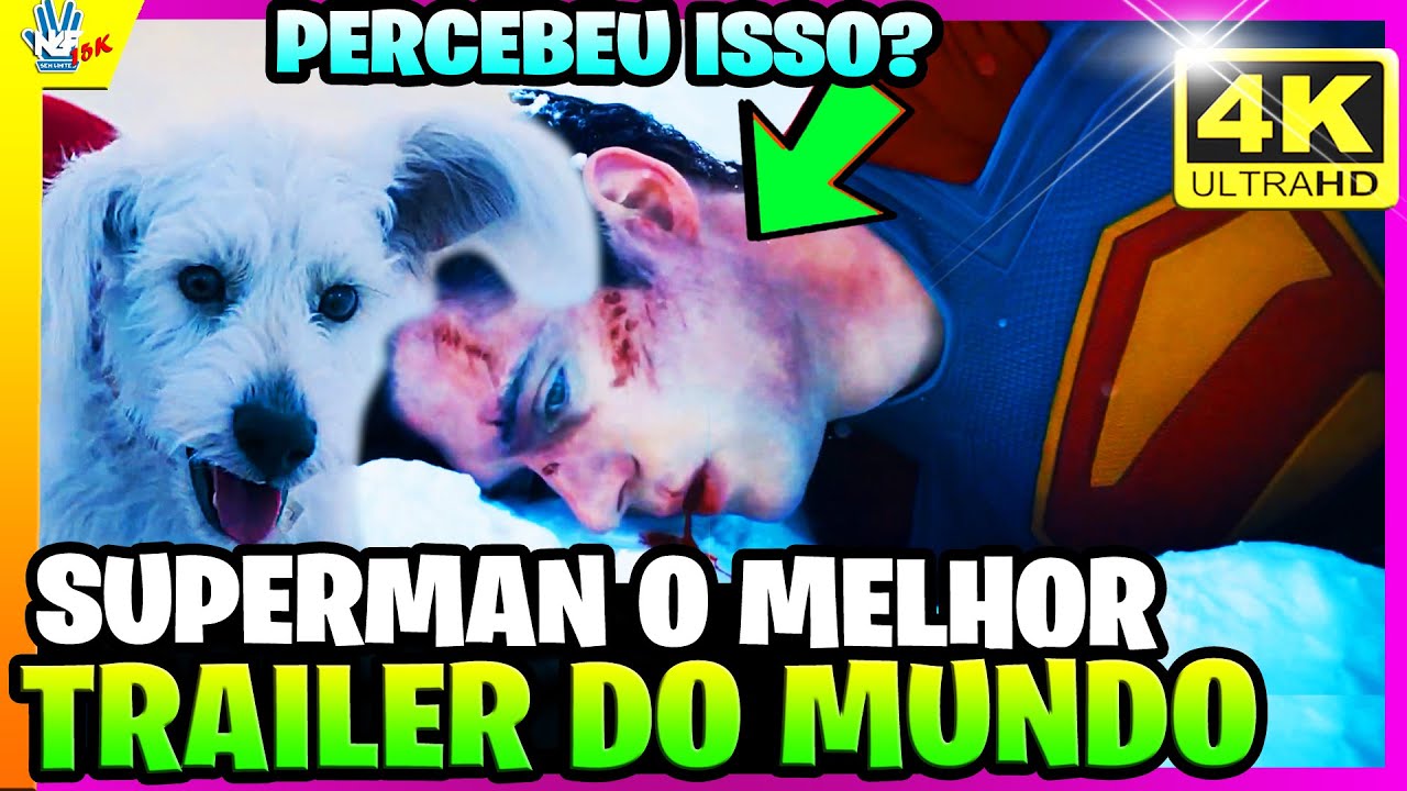 SAIU TRAILER SUPERMAN OFICIAL TREILER SUPERMAN DUBLADO REACT! TRAILER SUPERMAN 2025 É BOM? NGF ...