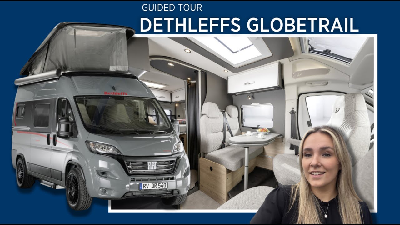 Guided tour of the Dethleffs Camper Van 540 DR - YouTube