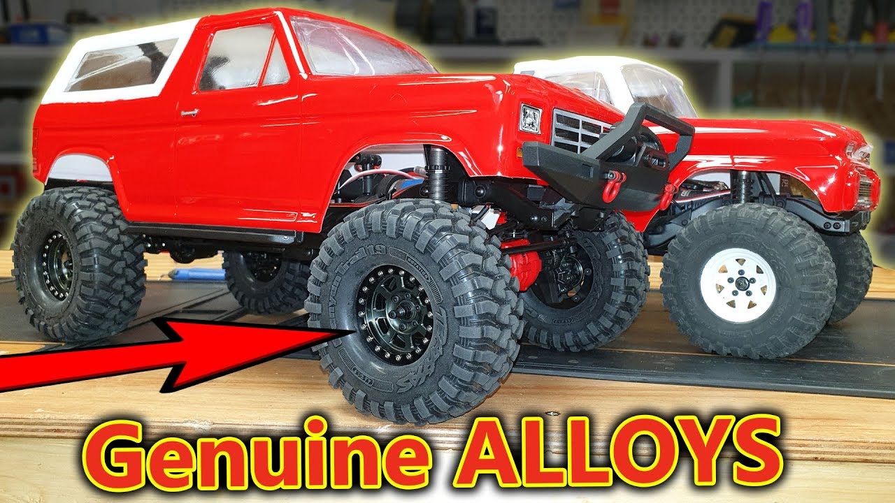 Real Alloy Wheels For RC Crawlers - YouTube