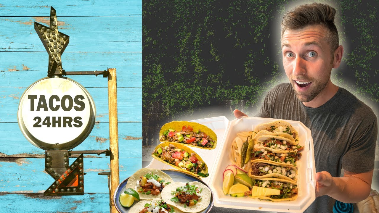 I ONLY Ate TACOS for 24 Hours... *MUSCLE BUILDING DIET* - YouTube