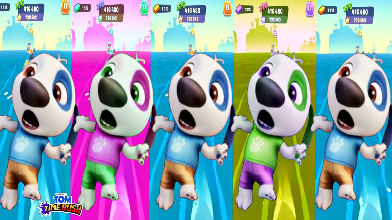 Talking Tom:Time Rush. New Adventures of. Running in Time - Henk - LILU ...