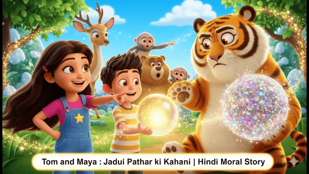 Tom and Maya : Jadui Pathar ki Kahani | Hindi Moral Story | # ...