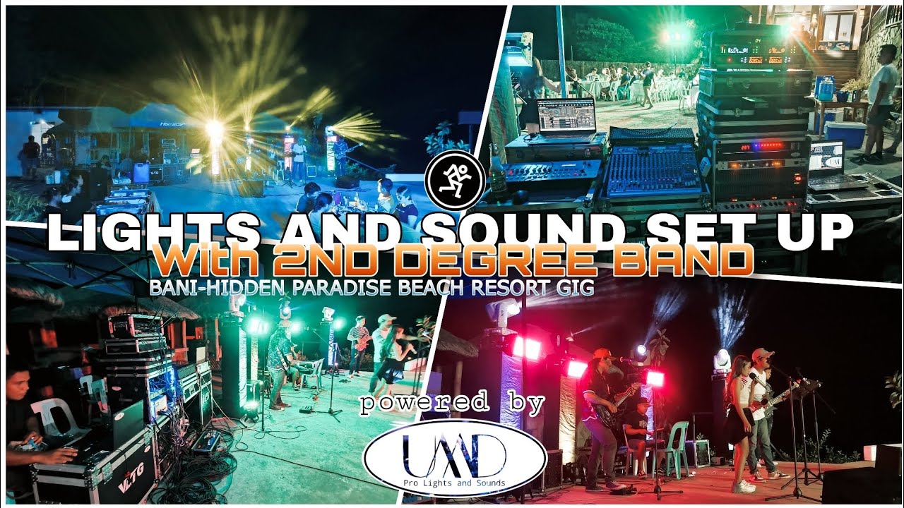 LIGHTS AND SOUND with BAND Set Up at BHPBR | 2nd Degree Band powered by ...