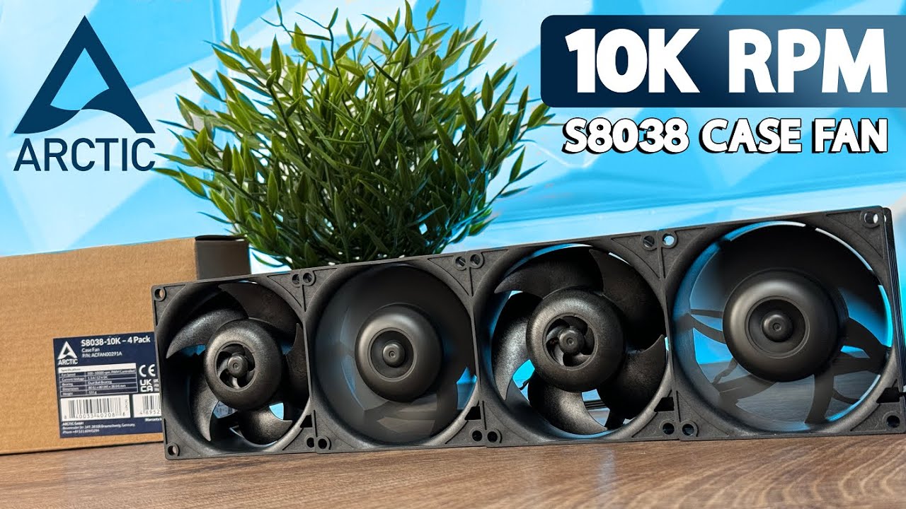 NOT YOUR USUAL PC FANS - ARCTIC S8038 10K - YouTube