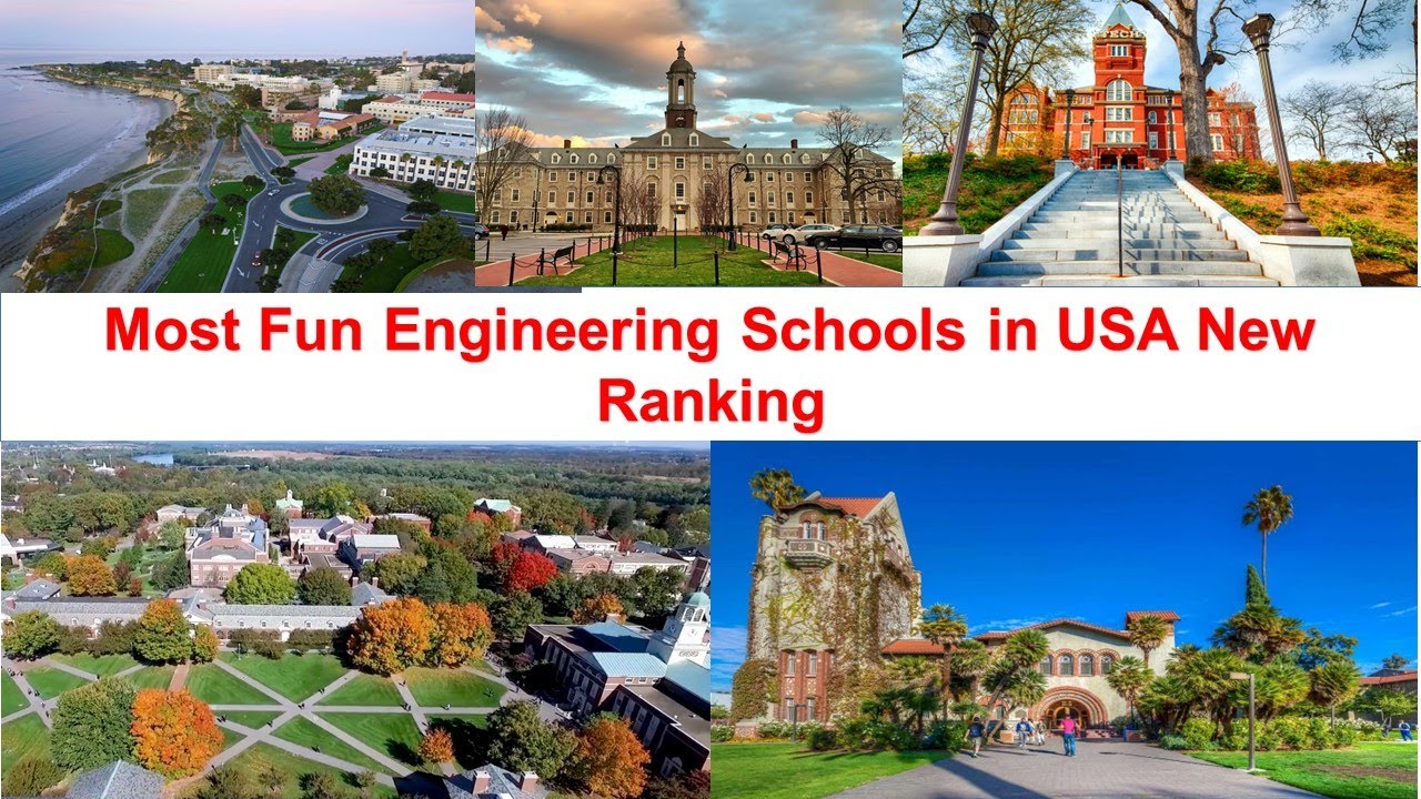Most FUN ENGINEERING SCHOOLS IN USA New Ranking - YouTube