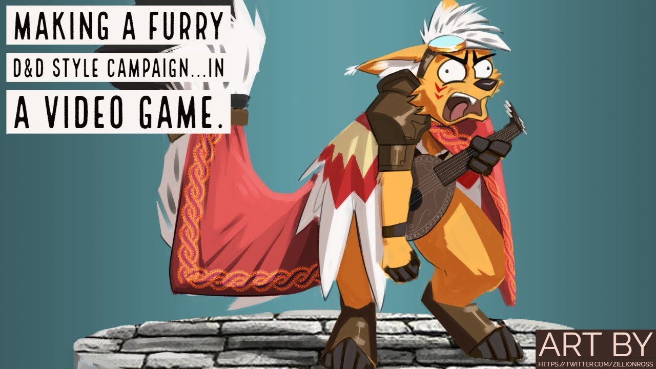 Designing a Furry D&D style campaign inside a video game :D - YouTube