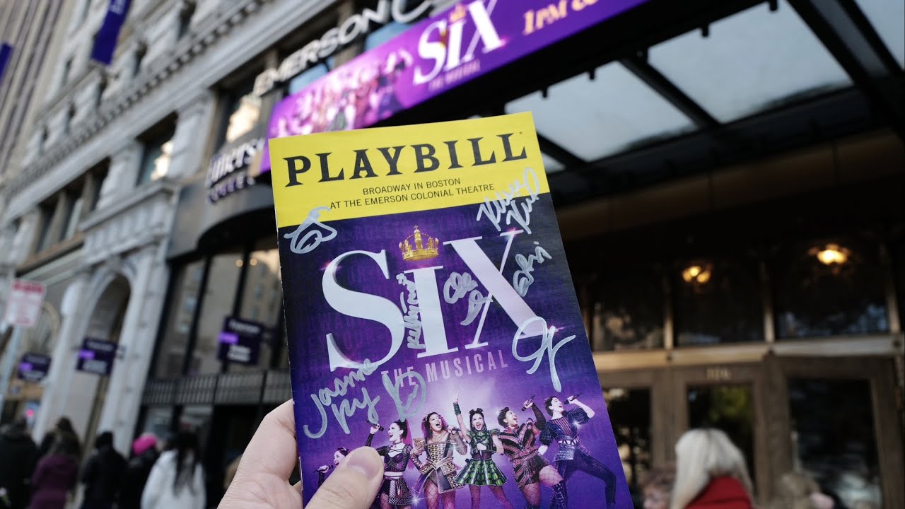 SIX, Emerson Colonial Theatre, Boston, Broadway Musical - YouTube