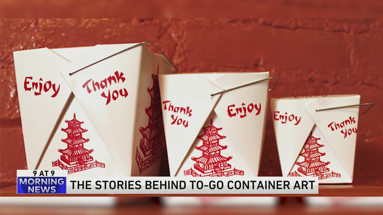 9 @ 9: The stories behind to-go container art - YouTube
