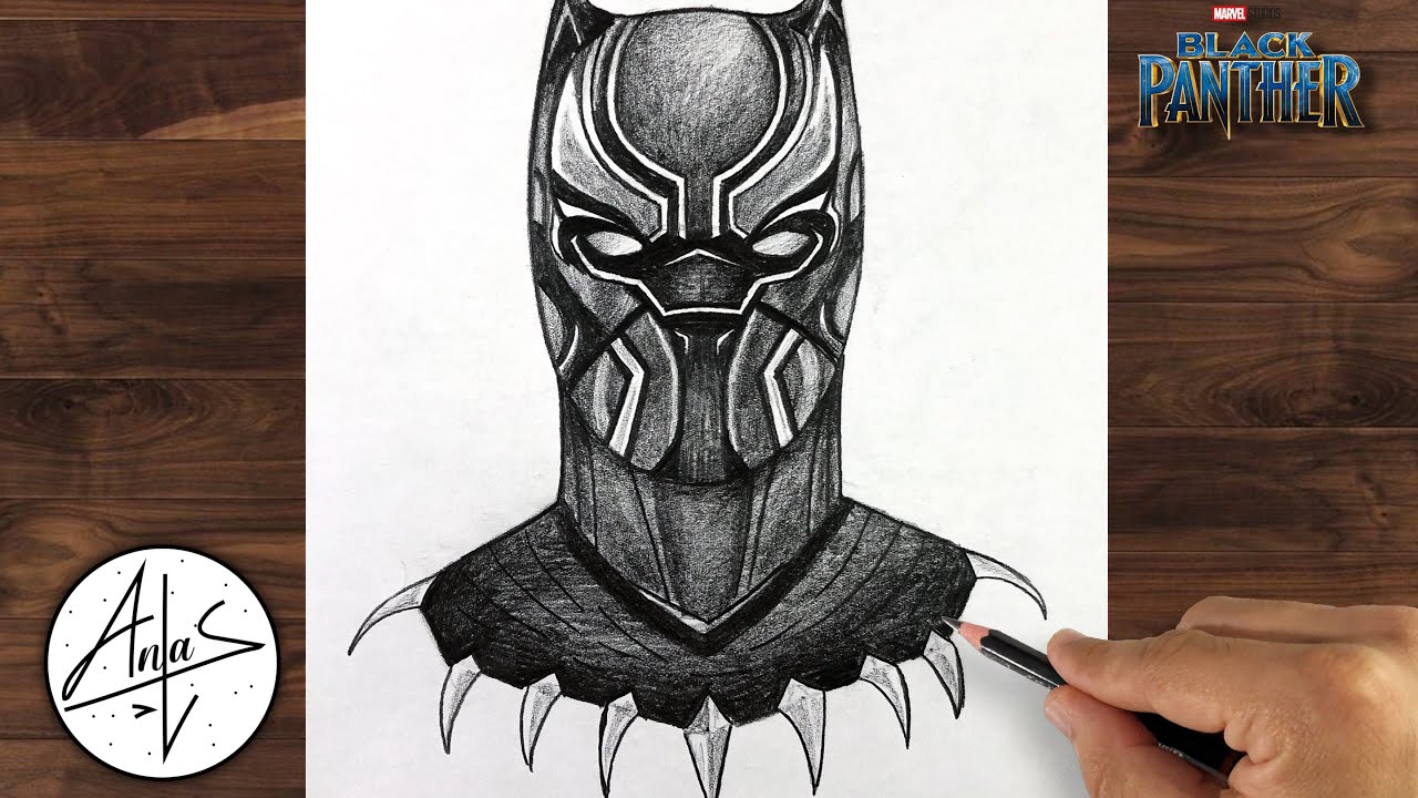 How to Braw Black Panther | Wakanda Forever - YouTube