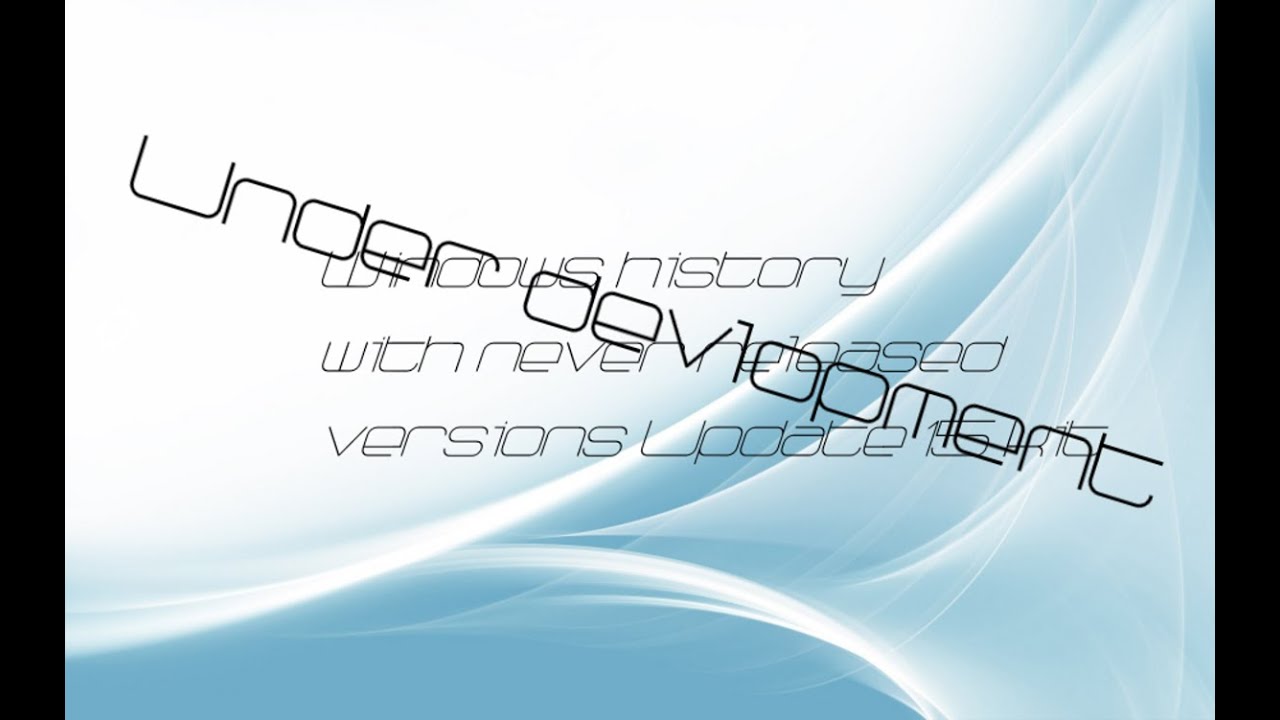Windows history with never released versions update 15 under ...