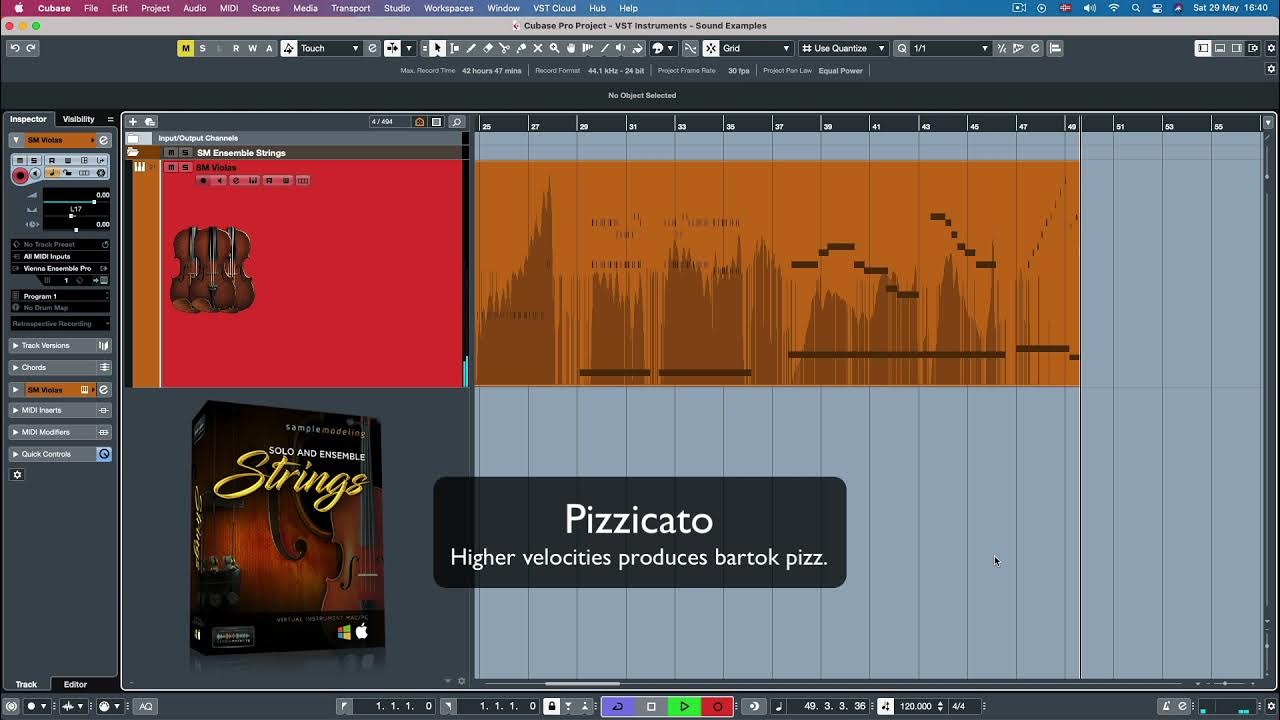 Samplemodeling Strings - Violas Played Freely With a TEC Breath Controller - YouTube