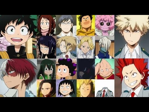 My hero academia class 1a call - YouTube