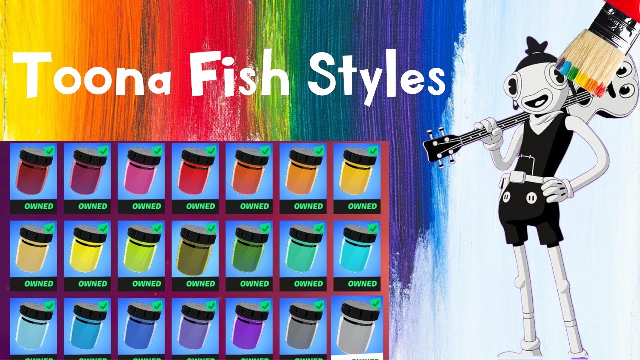 Unlocking ALL Toona Fish Styles! - YouTube