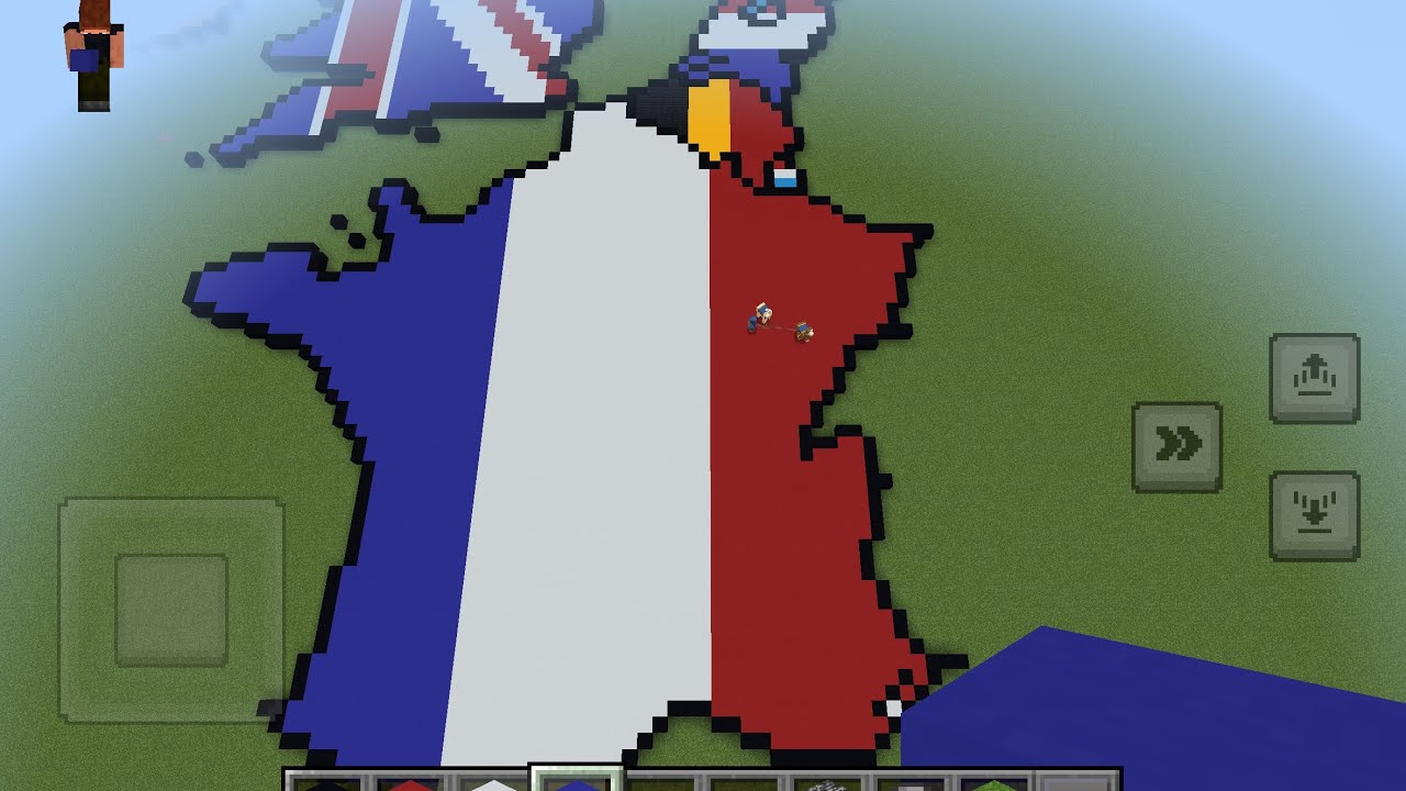 How to build a small scale world map in Minecraft part 2: France ...