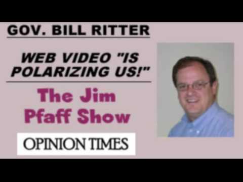 Bill Ritter, Colorado Governor, believes web video is "polarizing ...