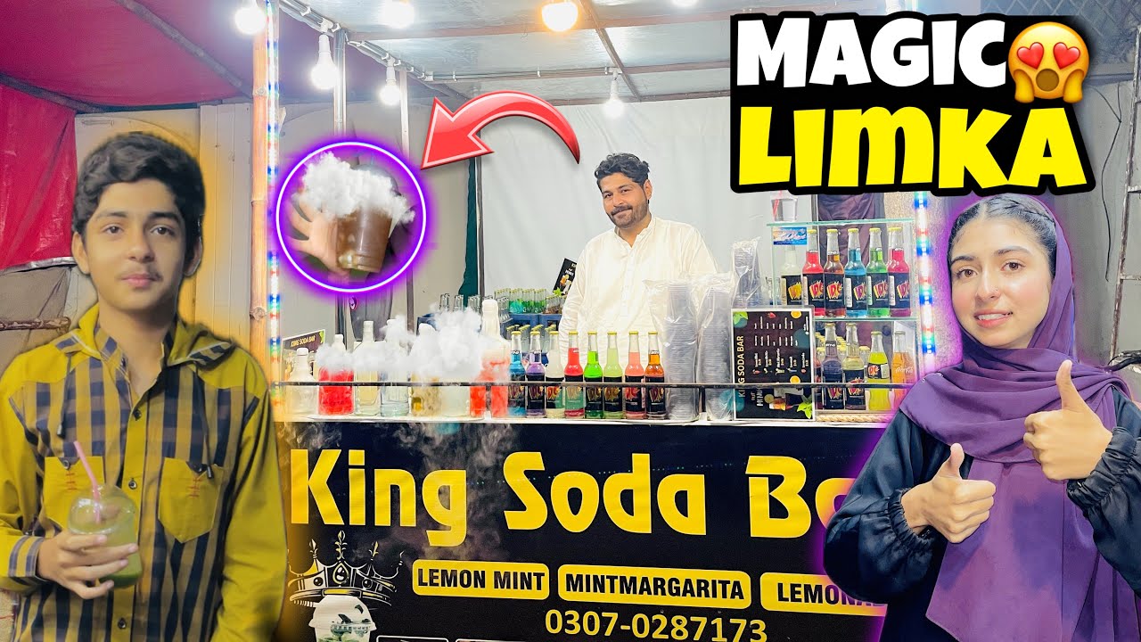 Phele bar layyah mein Magic limka piya😍| Smoky Nitrogen Soda bar - YouTube