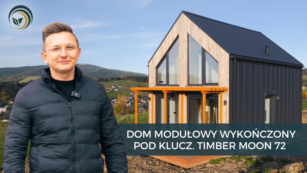 Wykończony dom dla rodziny. Modułowy dom Timber Moon do 70m2 - YouTube