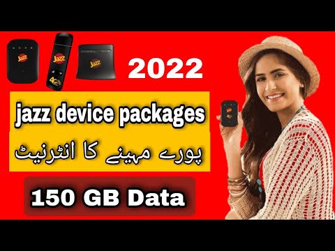 jazz MBB device monthly packages 2022 || jazz internet device packages ...