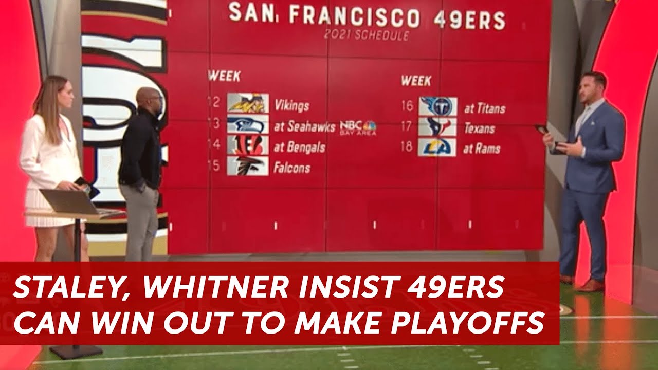 Joe Staley, Donte Whitner insist 49ers can win out to make playoffs ...