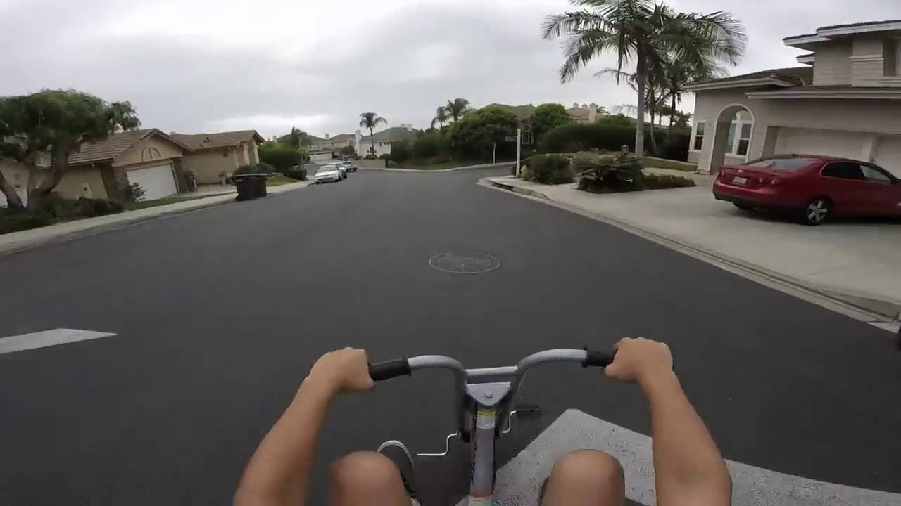 FLASH RIDER 360 DOWN HILL - YouTube