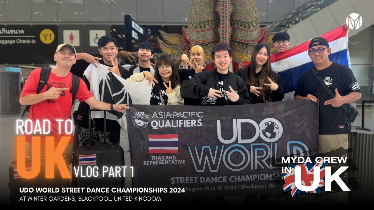MYDA CREW IN UK: A Journey of Dreams EP.1 🌍 - YouTube