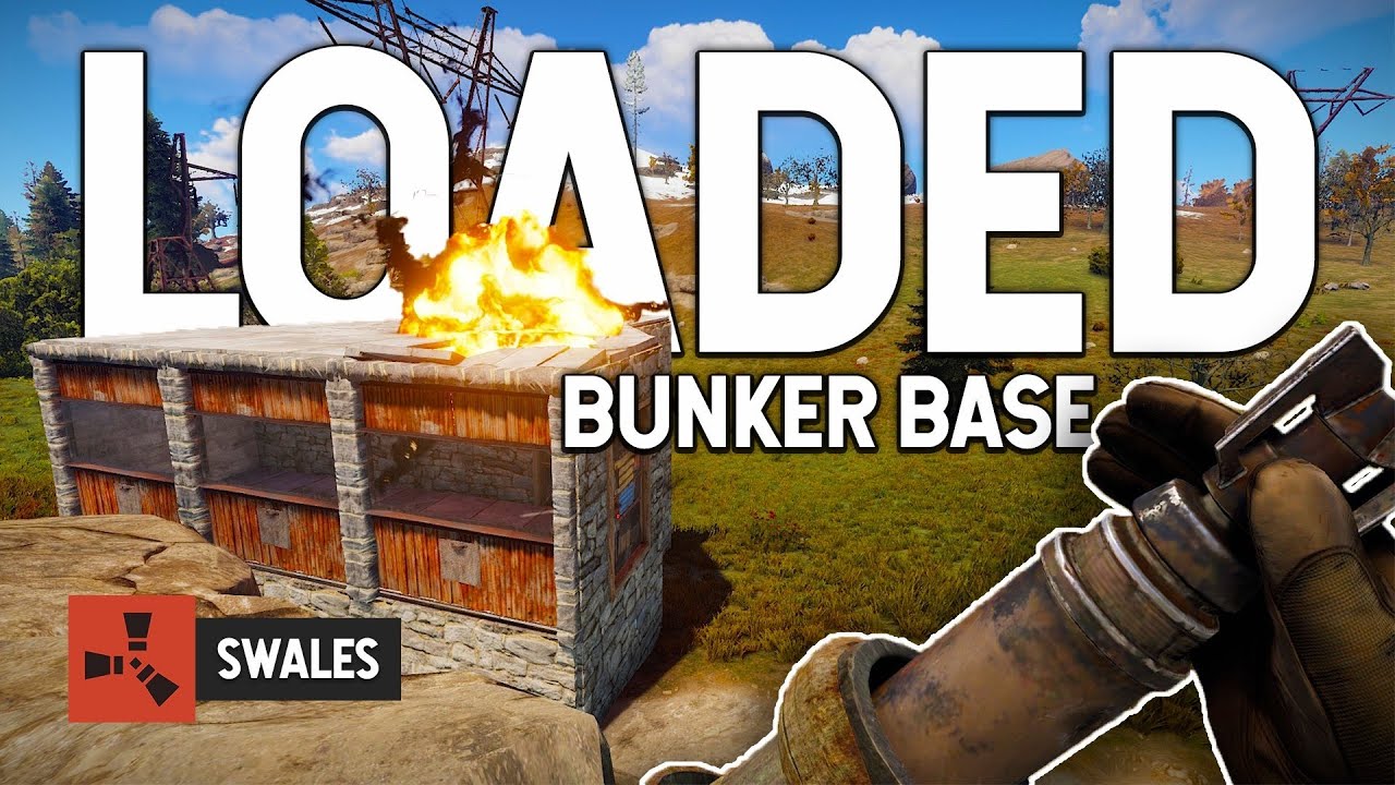 ROCKET RAIDING A LOADED BUNKER BASE - RUST - YouTube