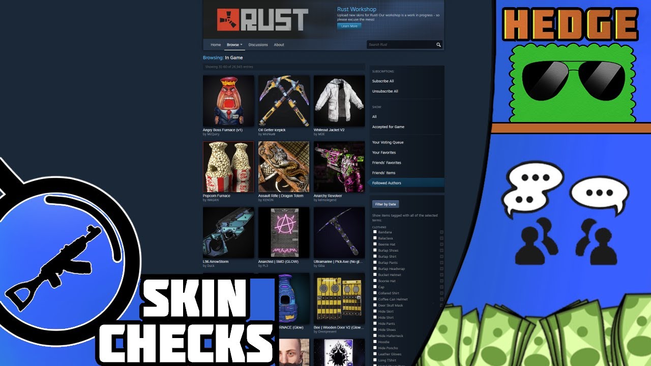 Rust Workshop Skin Checks (July 22 2025) - YouTube